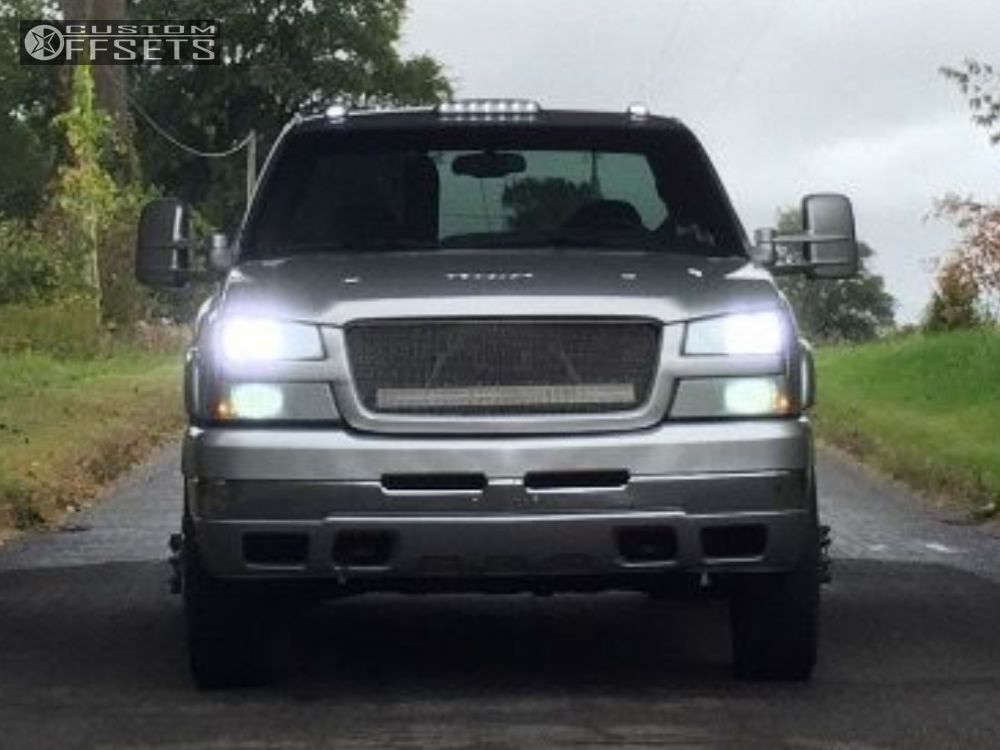 2004 Chevrolet Silverado 3500 with 19x7 141 American Force Classic and ...
