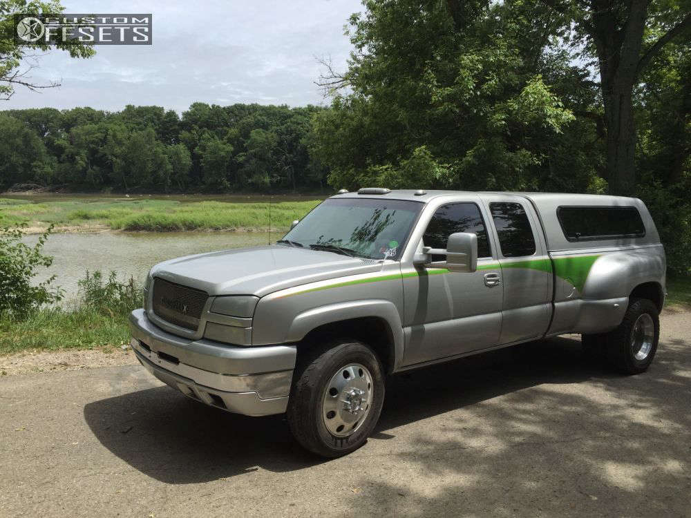 2004 Chevrolet Silverado 3500 with 19x7 141 American Force Classic and ...