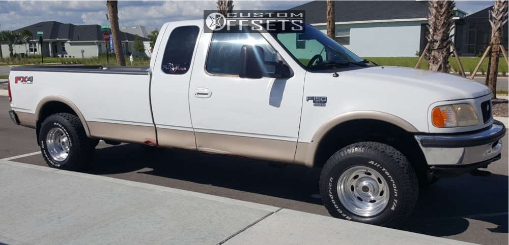 1998 Ford F-150 with 16.5x10 -25 Weld Racing Cyclone and 33/12.5R16.5 ...