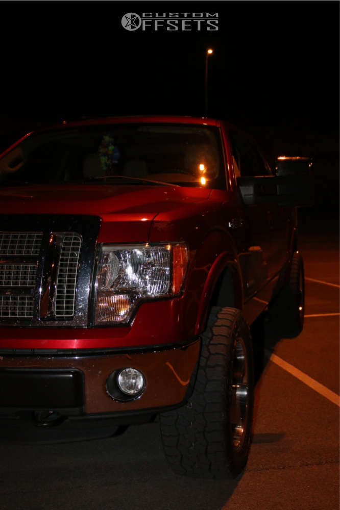 2011 Ford F-150 with 20x10 -18 Fuel Triton D609 and 305/55R20 Falken ...