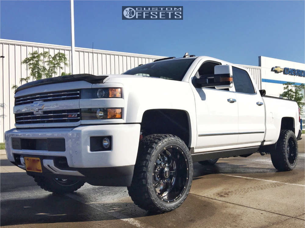 2016 Chevrolet Silverado 2500 HD with 22x10.5 -25 Sota Novakane and 33/ ...