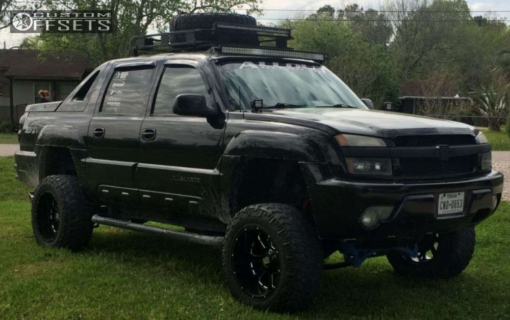 2002 Chevrolet Avalanche 2500 with 20x12 -44 XD Bomb and 35/12.5R20 ...