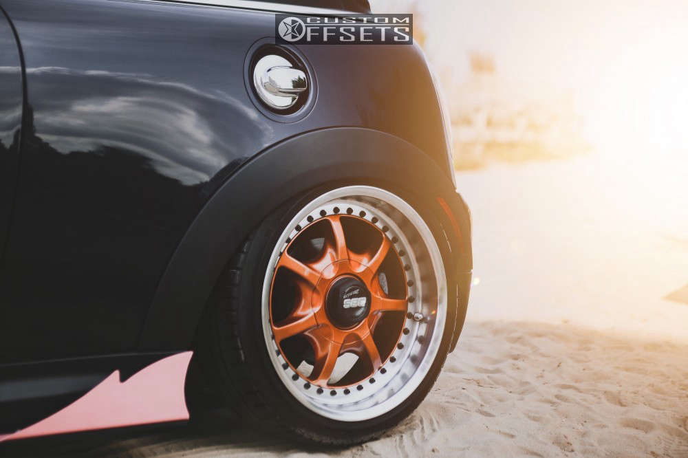 2013 Mini Cooper with 17x8 20 BBS Style 19 and 195/40R17 Kumho Ecsta ...