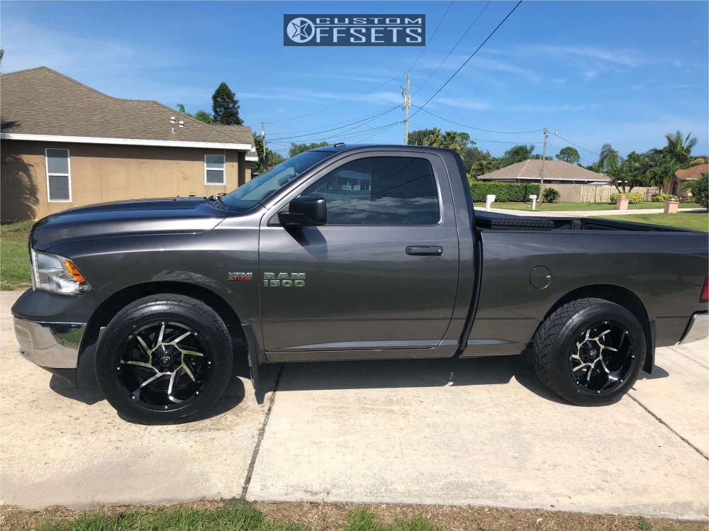 2015 Ram 1500 with 20x12 -51 Vision Prowler and 305/50R20 Nitto NT420V ...