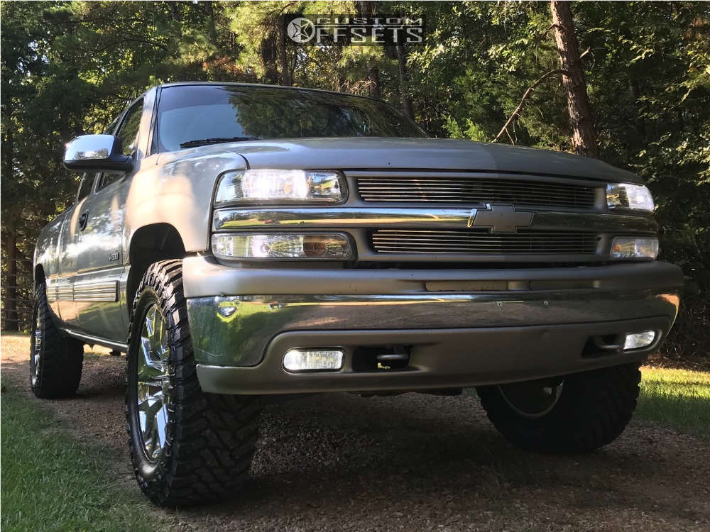 1999 Chevrolet Silverado 1500 with 20x9 32 Rev Replicas 586 and 35/12 ...