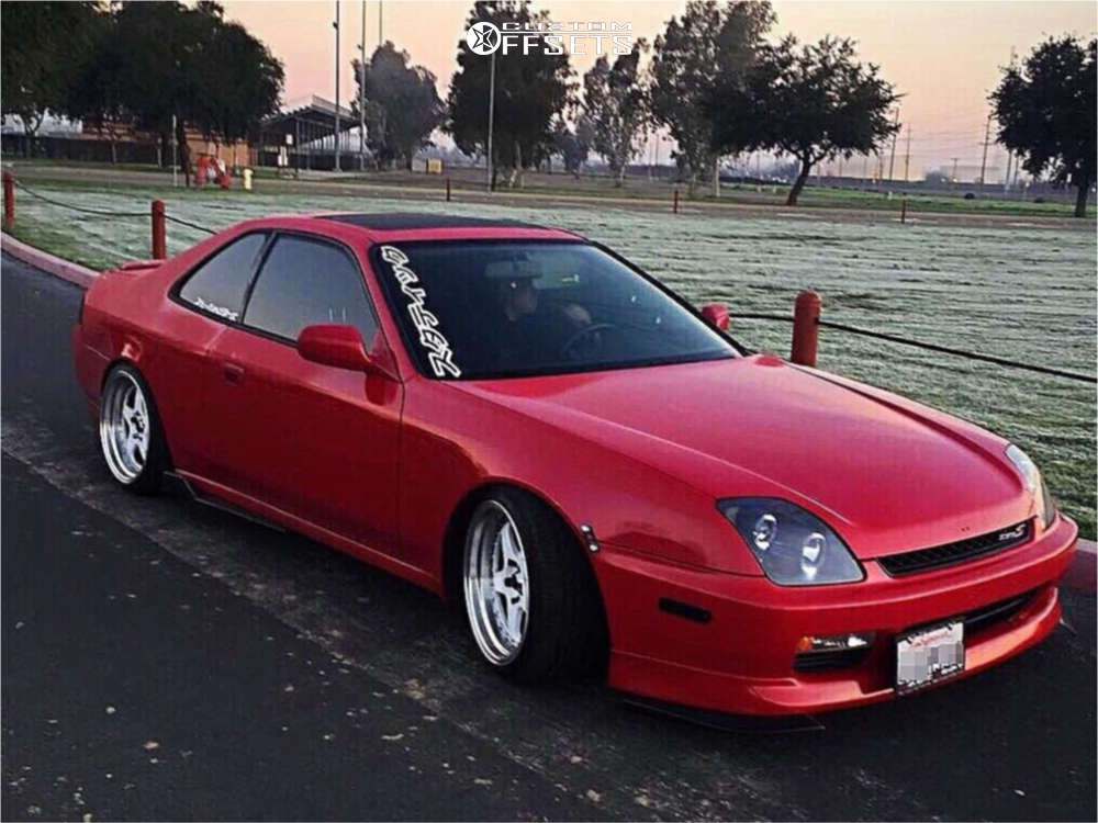 2001 Honda Prelude with 17x9 25 JNC JNC010 and 205/40R17 Michelin All ...