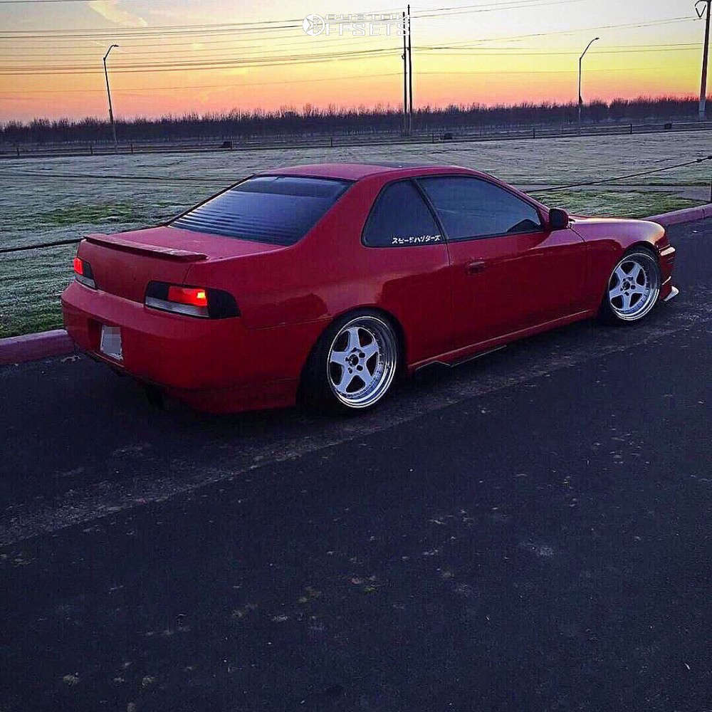 2001 Honda Prelude with 17x9 25 JNC JNC010 and 205/40R17 Michelin All ...