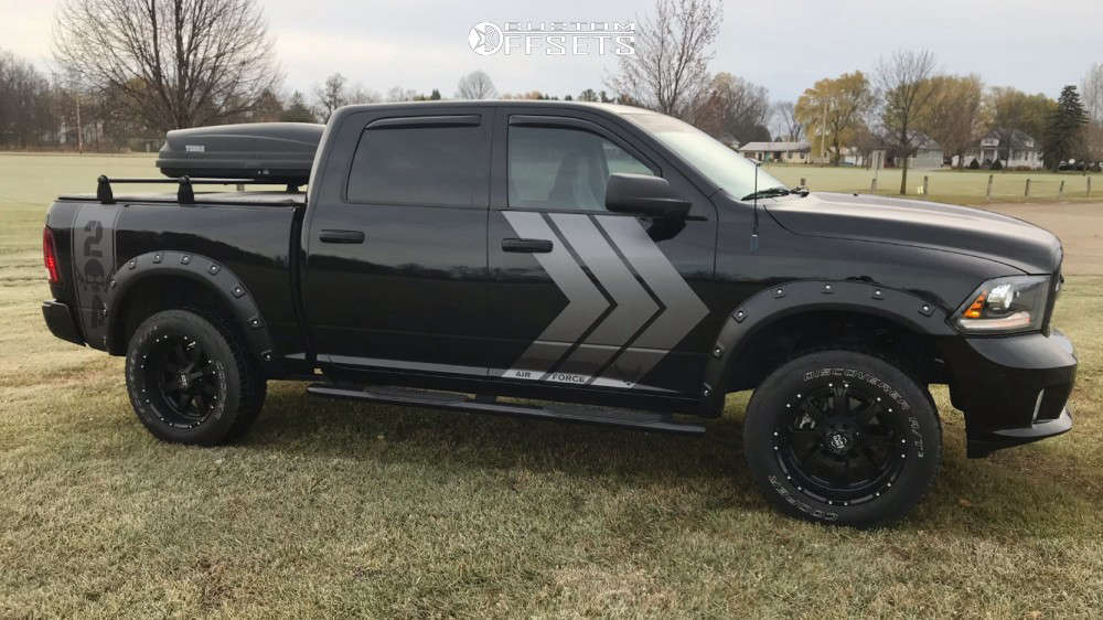 2013 Ram 1500 with 20x10 -24 Pure Grit Grit and 275/55R20 Cooper ...