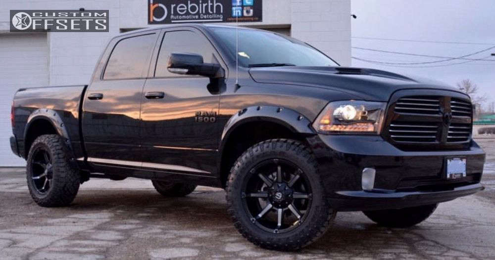 2016 Ram 1500 with 20x10 -12 Fuel Coupler and 305/55R20 Goodyear ...