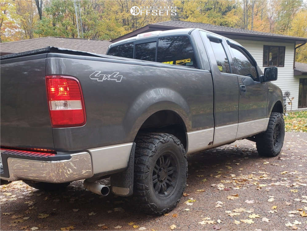 2004 Ford F-150 with 17x8.5 18 Vision Warrior and 33/12.5R17 Nitto Mud ...