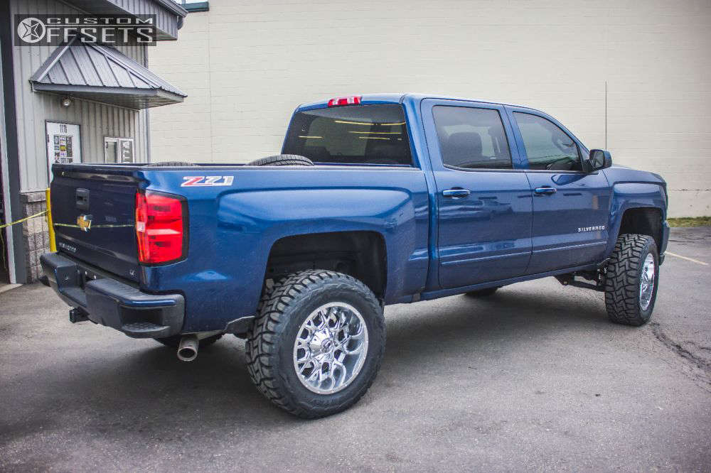 2016 Chevrolet Silverado 1500 with 20x10 -19 Dropstars 645V and 33/12 ...