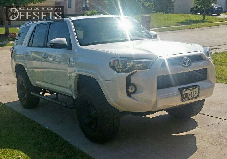 2014 Toyota 4Runner with 17x9 -12 KMC Rockstar II and 265/70R17 Federal ...