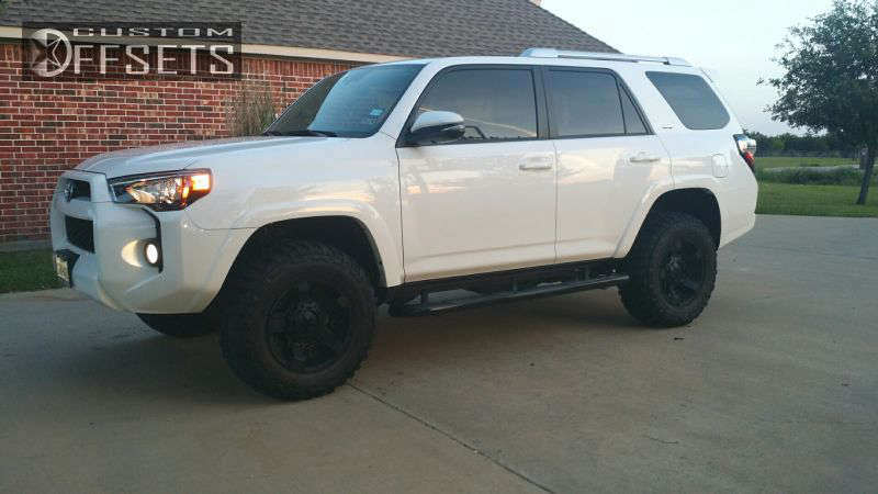 2014 Toyota 4Runner with 17x9 -12 KMC Rockstar II and 265/70R17 Federal ...