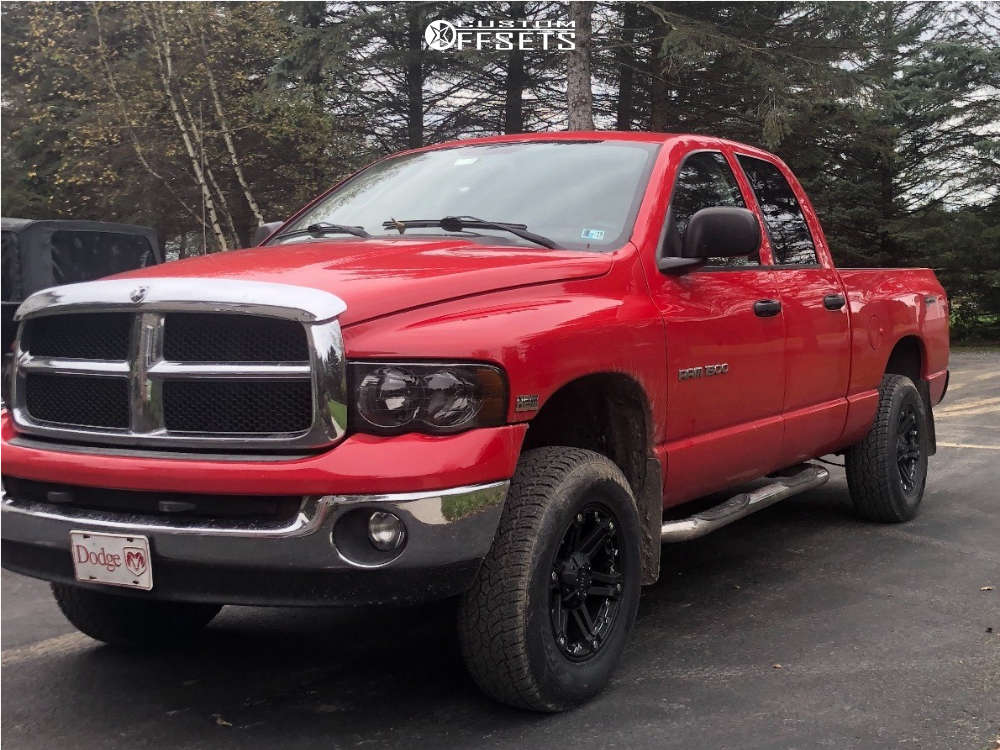 2004 Dodge Ram 1500 with 17x8 10 Tuff T01 and 265/70R17 Atturo Trail ...