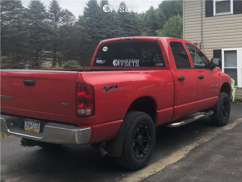 2004 Dodge Ram 1500 with 17x8 10 Tuff T01 and 265/70R17 Atturo Trail ...
