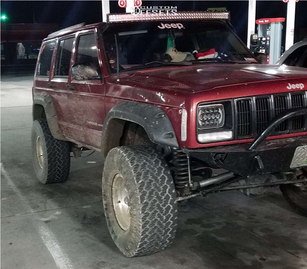 1999 Jeep Cherokee with 15x8 -19 Pacer Lt and 33/12.5R15 General ...