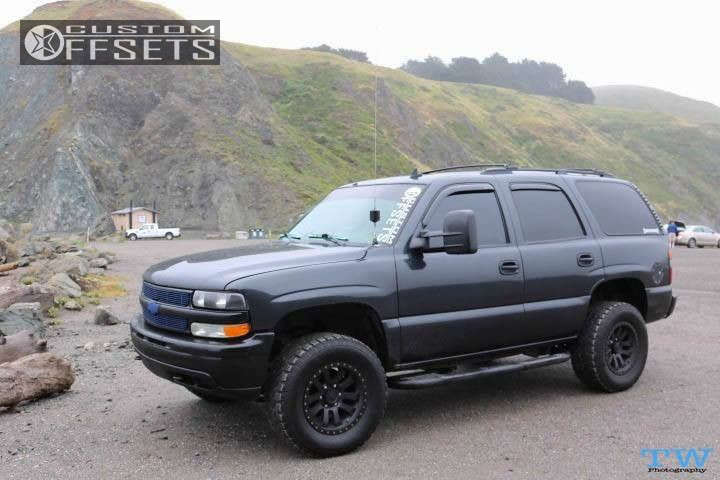 2006 Chevrolet Tahoe with 17x9 -6 Pro Comp Series 36 and 305/65R17 Pro ...
