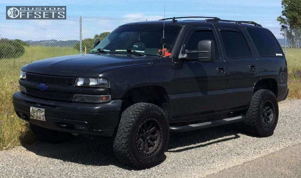 2006 Chevrolet Tahoe with 17x9 -6 Pro Comp Series 36 and 305/65R17 Pro ...