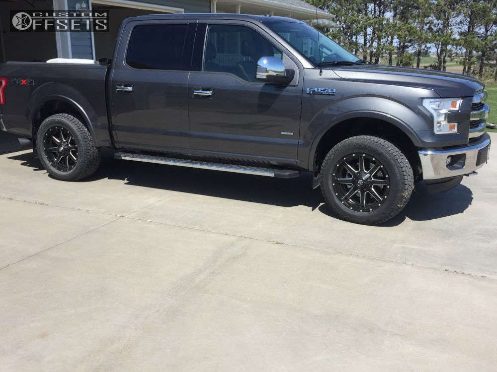 2015 Ford F-150 with 20x9 14 Fuel Maverick and 275/60R20 Hankook ...