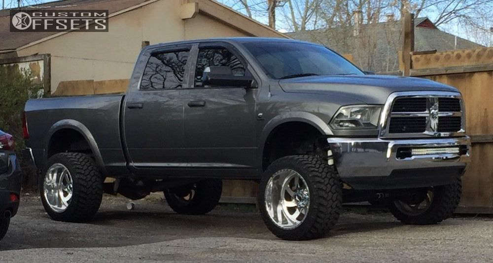 2012 Ram 3500 with 22x14 -73 American Force Blade SS and 355/40R22 ...
