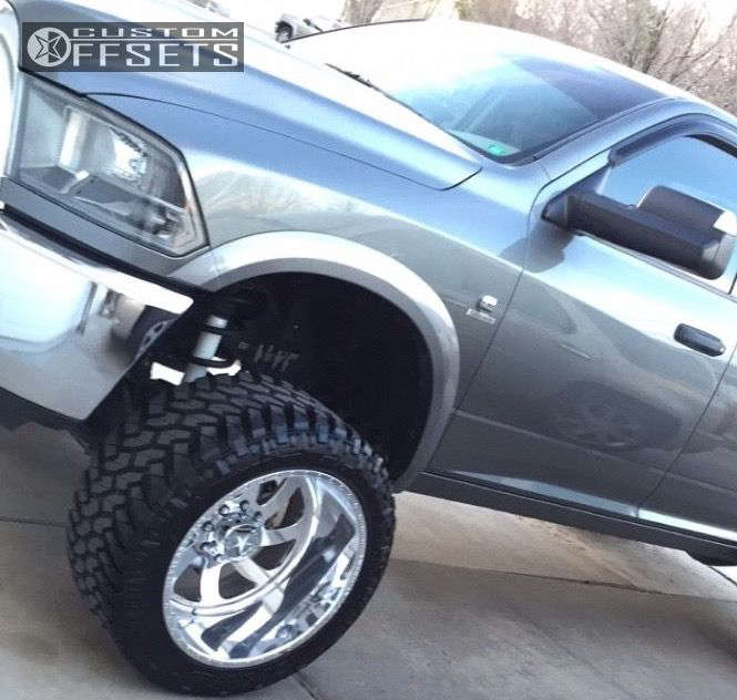 2012 Ram 3500 with 22x14 -73 American Force Blade SS and 355/40R22 ...