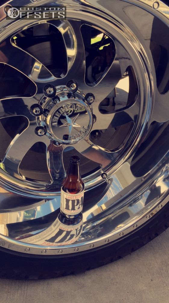 2012 Ram 3500 with 22x14 -73 American Force Blade SS and 355/40R22 ...