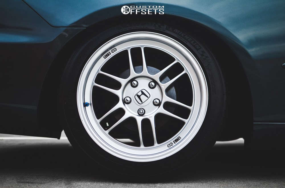 2004 Honda Accord with 17x8.5 40 Enkei RPF1 and 225/40R17 Yokohama ...