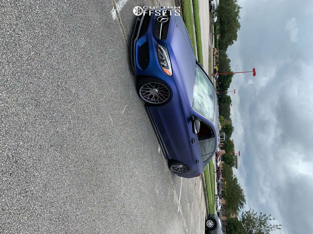 2015 Mercedes-Benz C300 with 19x10 35 Rotiform Rse and 225/35R19 ...