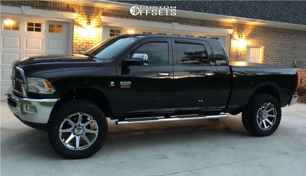 2011 Ram 3500 with 22x10 5 Tuff T05 and 37/13.5R22 AMP Mud Terrain ...
