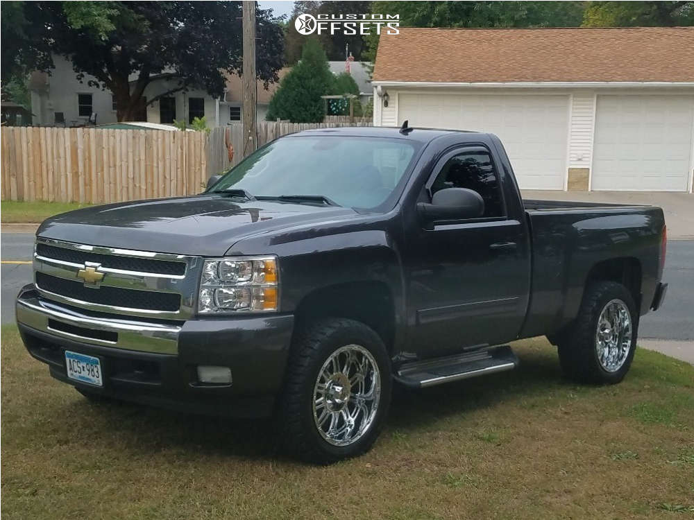 2011 Chevrolet Silverado 1500 with 20x9 -12 XD Hoss and 275/55R20 ...