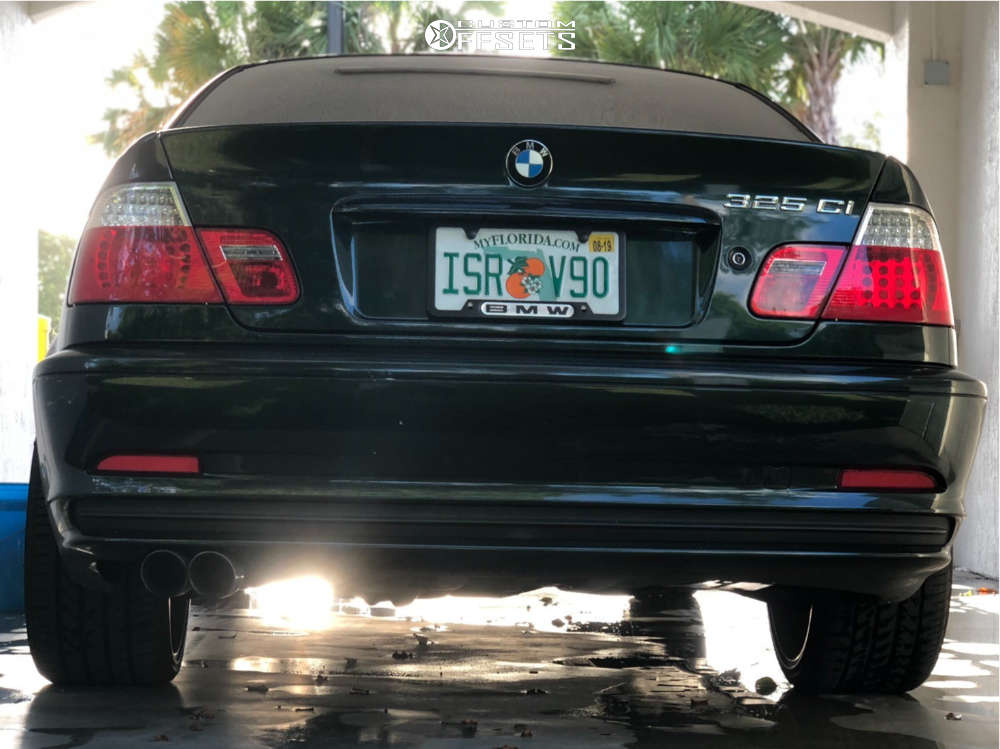 2003 BMW 325Ci with 19x8.5 35 Niche Vosso and 225/35R19 Lexani and ...