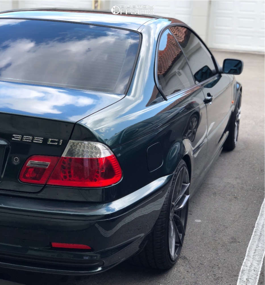 2003 BMW 325Ci with 19x8.5 35 Niche Vosso and 225/35R19 Lexani and ...
