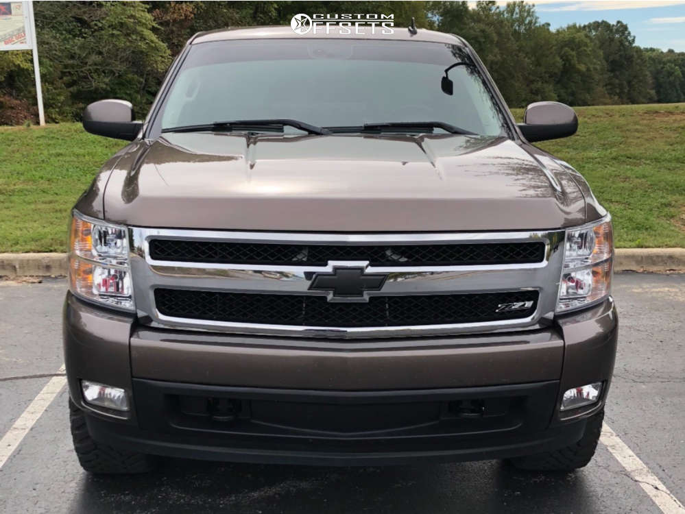 2007 Chevrolet Silverado 1500 with 17x9 0 MB Wheels Stryker and 33/12 ...