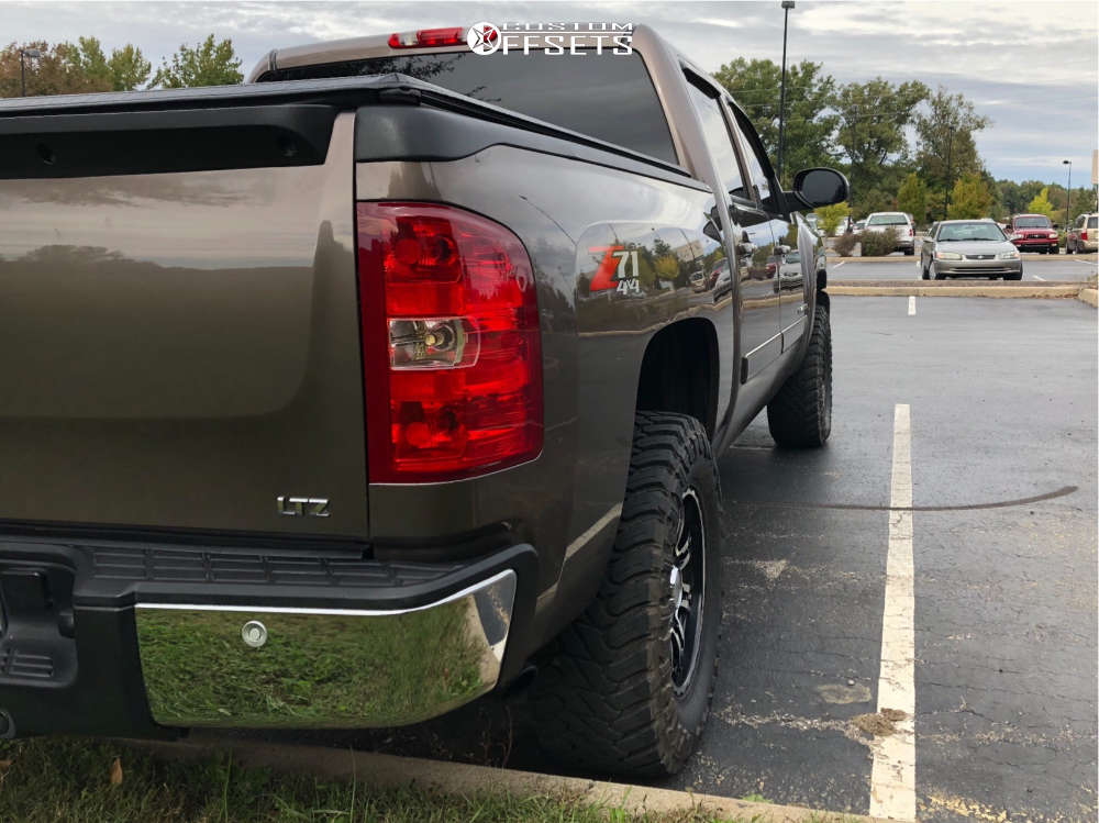 2007 Chevrolet Silverado 1500 with 17x9 0 MB Wheels Stryker and 33/12 ...