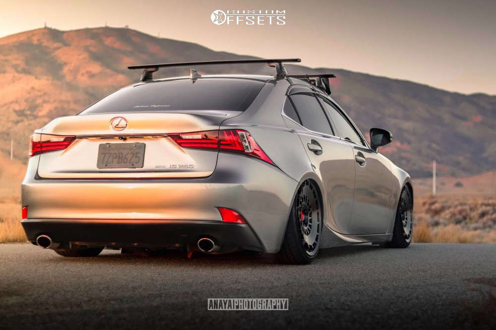 2015 Lexus IS250 with 19x8.5 45 Rotiform Ccv and 225/35R19 Lionhart Lh ...