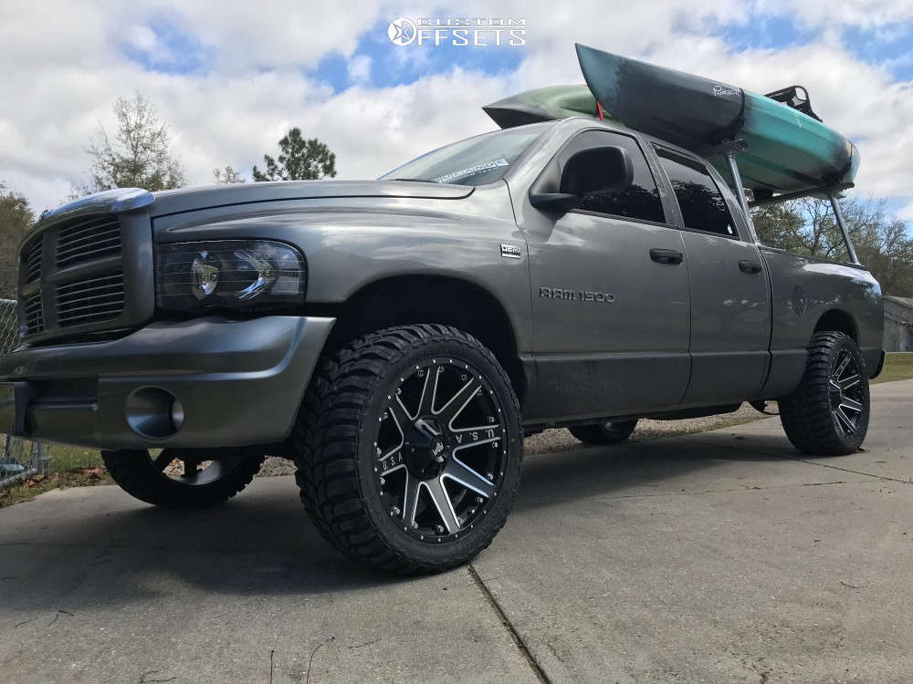 2005 Dodge Ram 1500 with 22x10 -12 Red Dirt Road Rd04 and 33/12.5R22 ...