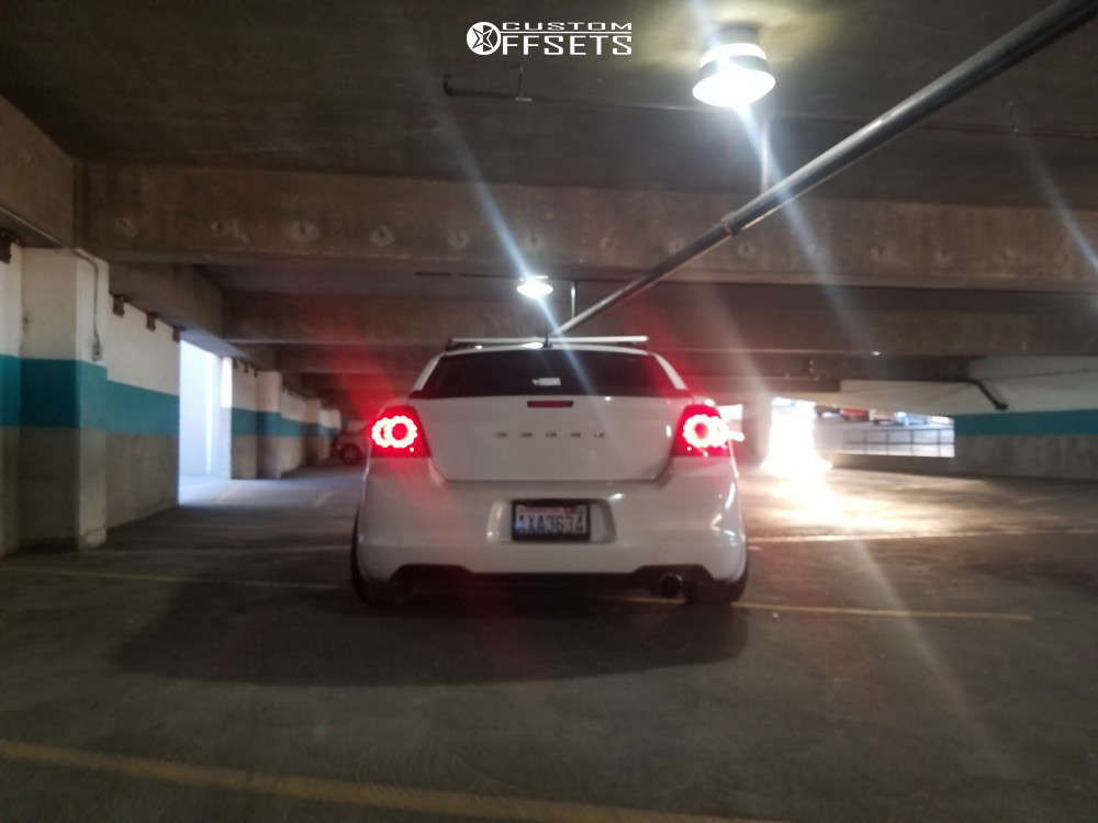 2012 Dodge Avenger with 18x10.5 20 XXR 527d and 245/40R18 Dunlop Sport ...