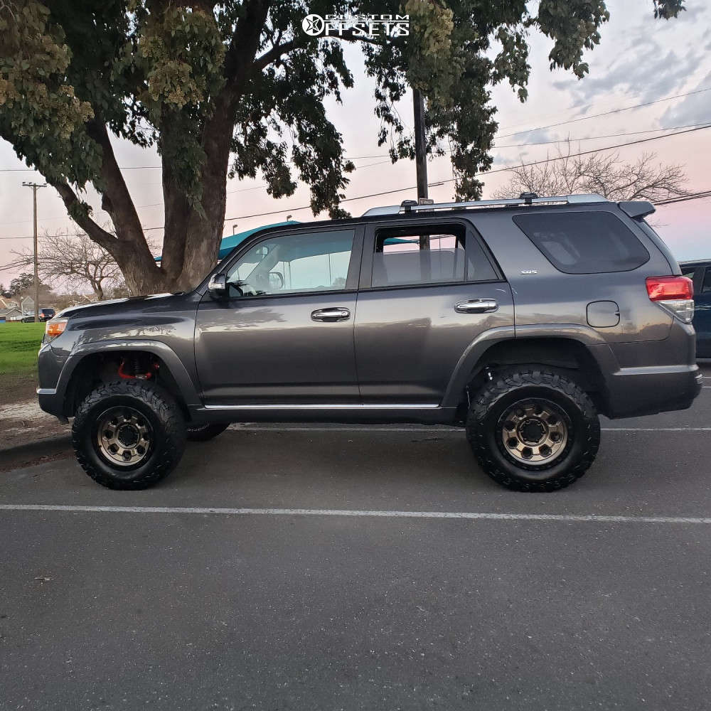 2010 Toyota 4Runner with 17x9 -12 American Racing ATX Ax201 and 275 ...