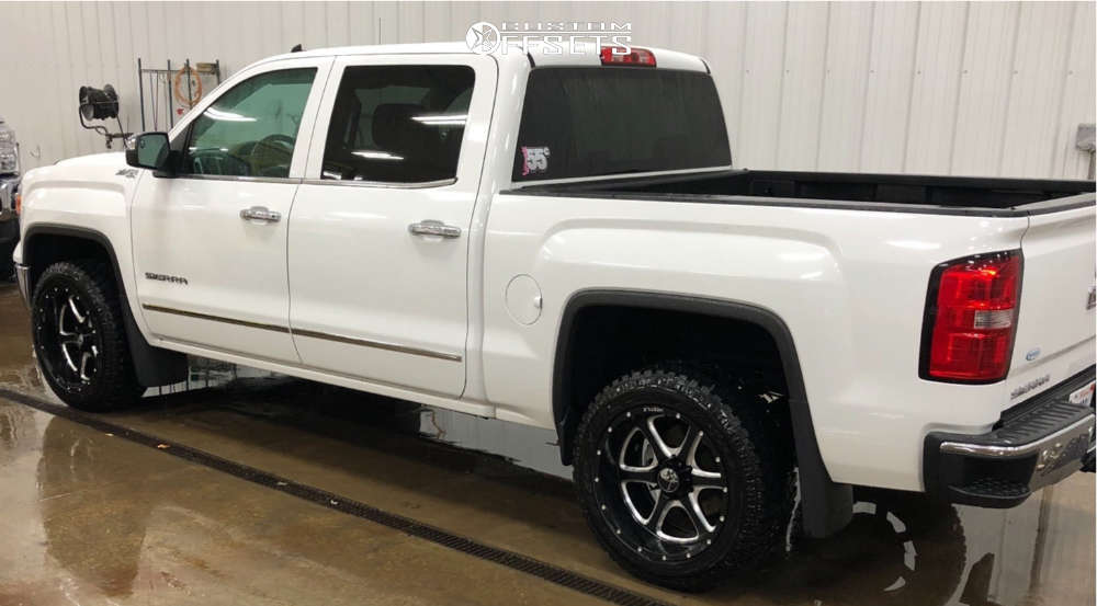 2014 GMC Sierra 1500 with 20x10 -19 Hostile Exile and 285/55R20 Atturo ...