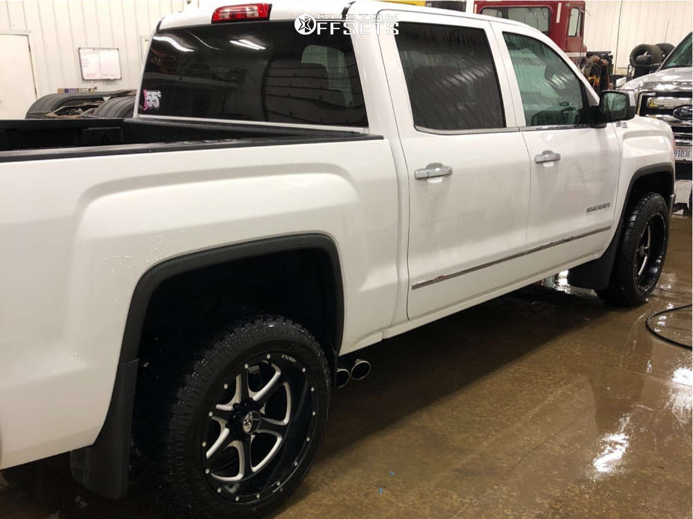 2014 GMC Sierra 1500 with 20x10 -19 Hostile Exile and 285/55R20 Atturo ...