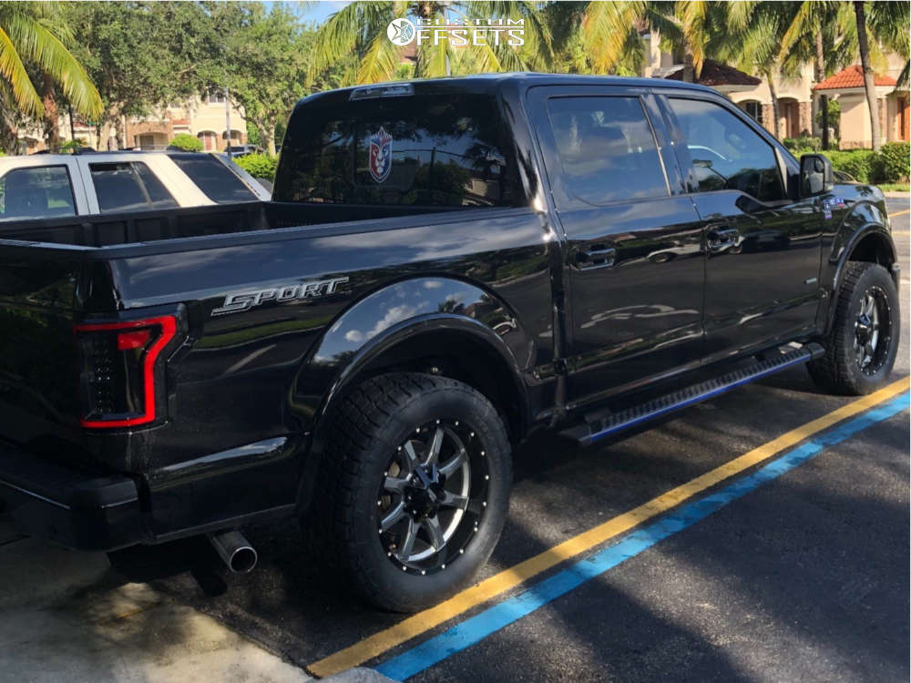 2017 Ford F-150 with 20x9 0 Moto Metal Mo970 and 285/55R20 Nitto Terra ...