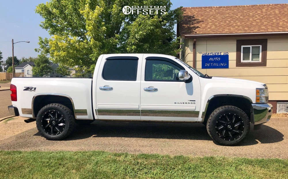 2012 Chevrolet Silverado 1500 with 20x10 -19 Scorpion Sc25 and 265 ...