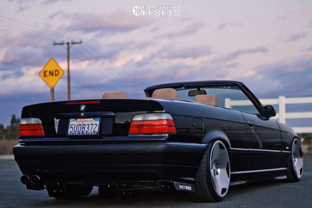 1999 BMW 3 Series with 18x9 22 VSP Type2 and 215/35R18 Nitto Neo Gen ...