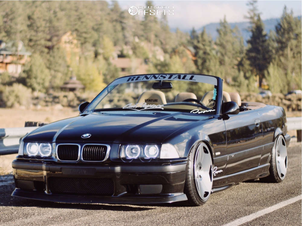 1999 BMW 3 Series with 18x9 22 VSP Type2 and 215/35R18 Nitto Neo Gen ...