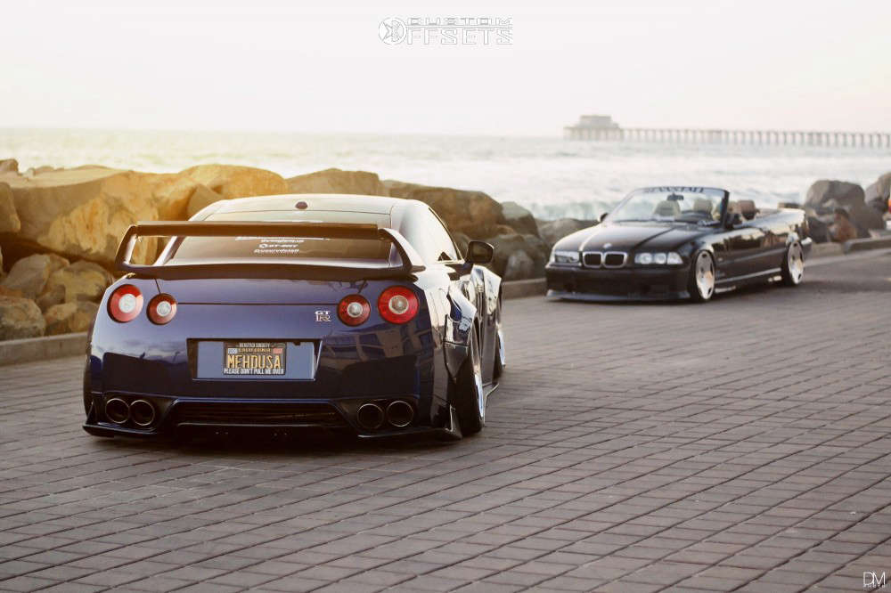 1999 BMW 3 Series with 18x9 22 VSP Type2 and 215/35R18 Nitto Neo Gen ...