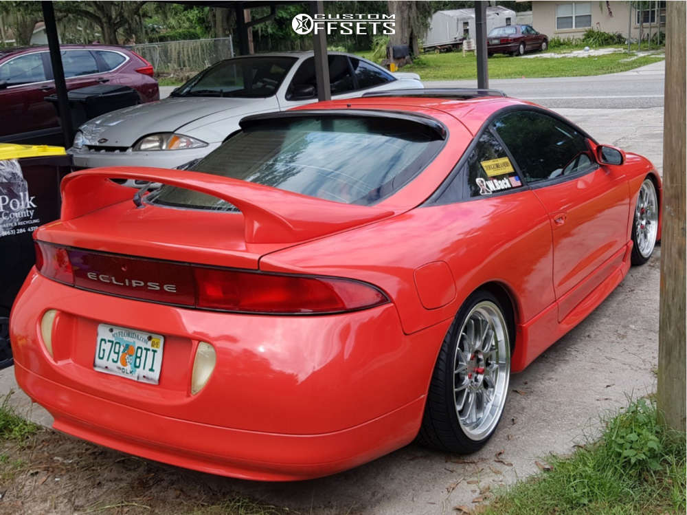 1999 Mitsubishi Eclipse with 18x8.5 45 F1R F21 and 215/35R18 Haida ...