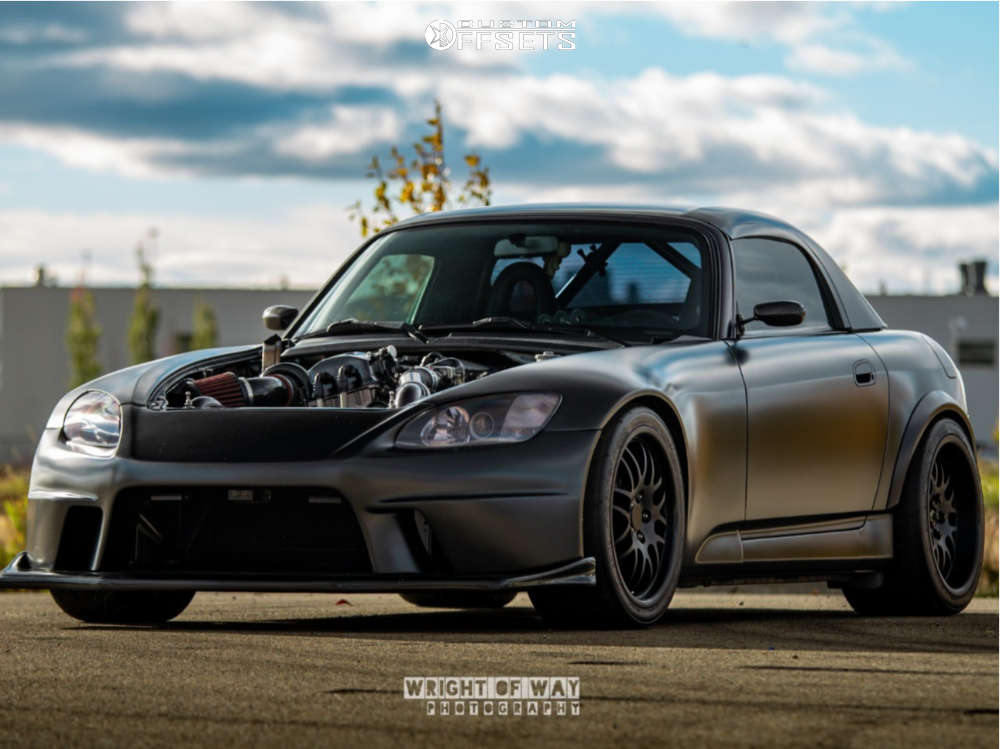 2000 Honda S2000 with 18x9.5 57 CCW Sp16a and 255/35R18 Toyo Tires ...