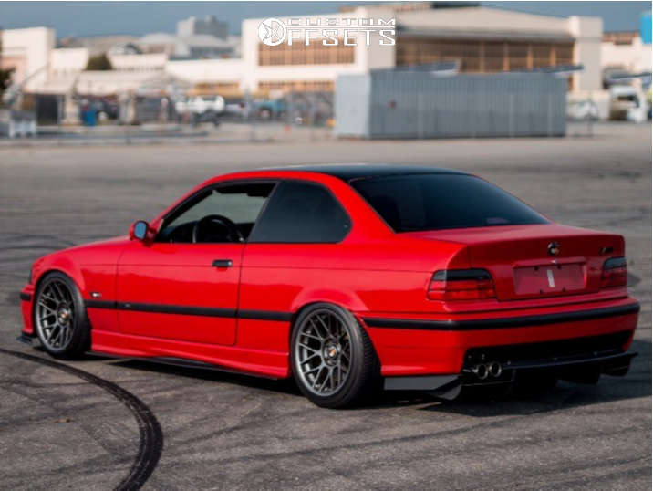 1995 BMW M3 with 17x9.5 35 Apex Arc-8 and 235/40R17 Michelin Pilot ...