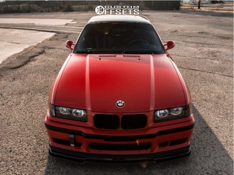 1995 BMW M3 with 17x9.5 35 Apex Arc-8 and 235/40R17 Michelin Pilot ...