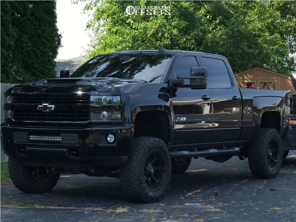 2017 Chevrolet Silverado 2500 HD with 20x10 -12 Fuel Coupler and 35/12 ...
